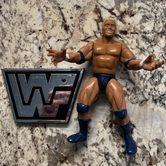 Toys | Vintage Sycho Sid 6 Wrestling Action Figure Wwe Wwf W Stand ...